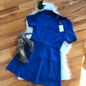 Dresses | Royal Blue Bonded Suede Dress | Poshmark